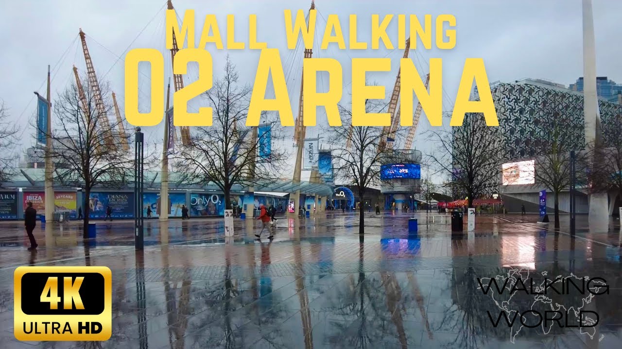 Mall Walking at The O2 Arena & Outlet Shopping Centre UHD 4K 60FPS ...