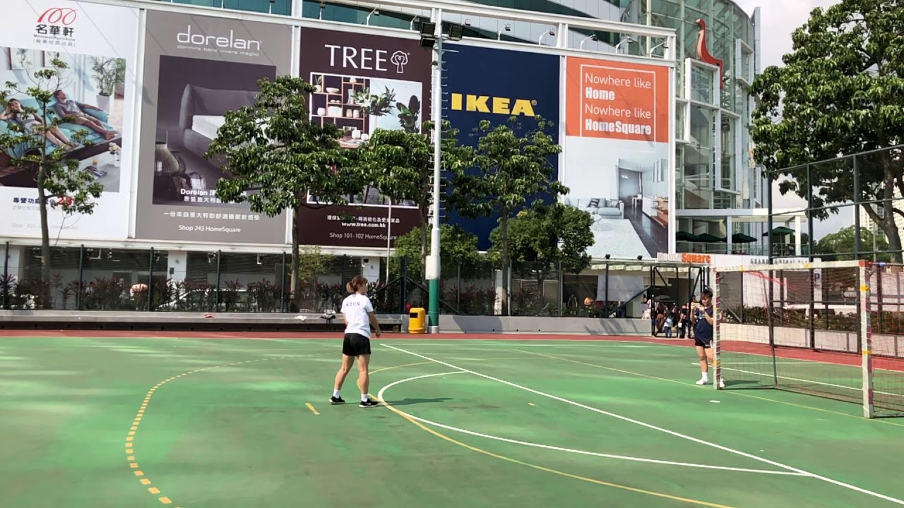 handball sidearm shot correct (side far shot) - YouTube