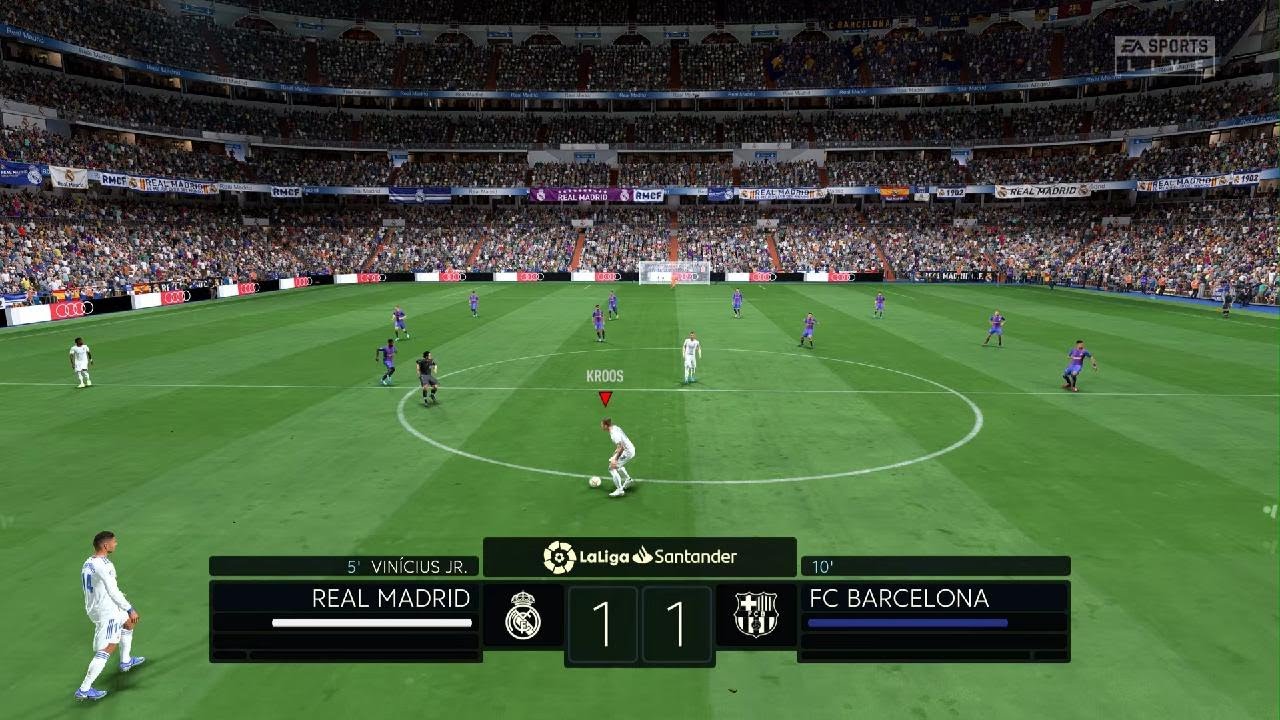 FIFA 22 4K Gameplay Real Madrid VS FC Barcelona - YouTube