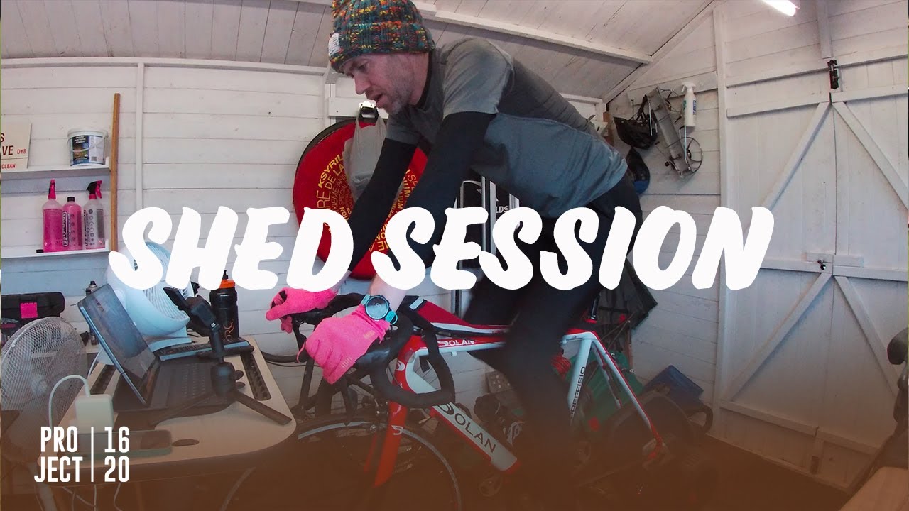 Shed session: Race pace efforts - YouTube