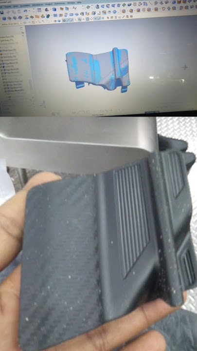 Reverse Engineering Tutorial in Unigraphics NX or How to Align STL model Data - YouTube