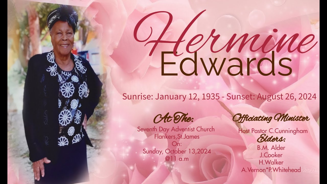 Celebrating the Life of Hermine Edwards - YouTube