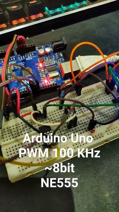 #Arduino #Uno #PWM 100KHz controllo fade #NE555 - YouTube