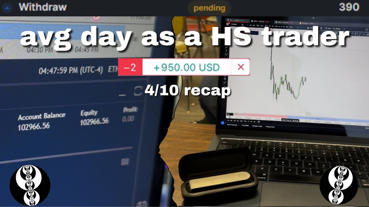 avg day as a hs trader +$950 | 356 - YouTube