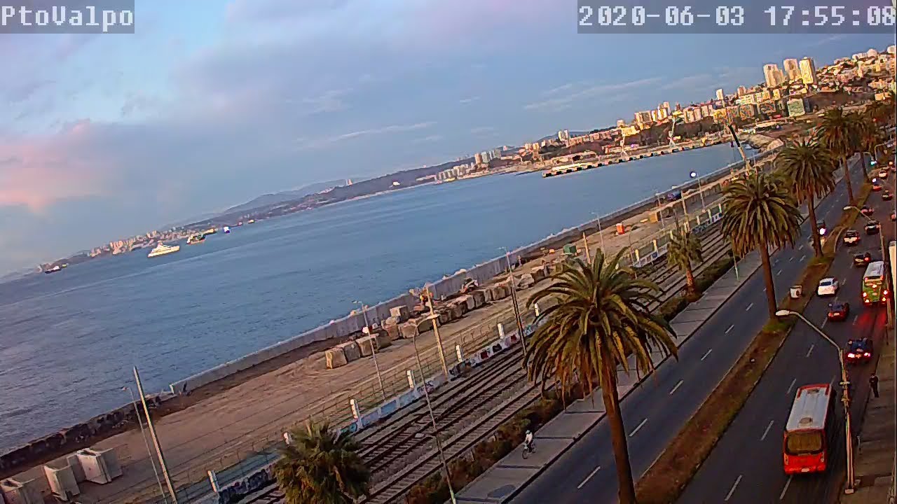 Valparaiso Chile OnLine Webcam - YouTube