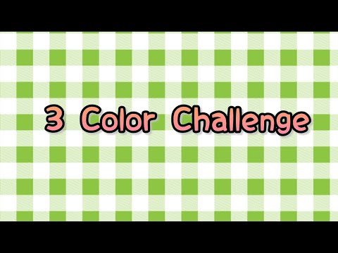 The 3 color challenge - YouTube