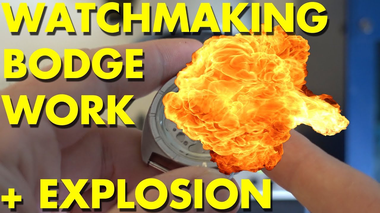 [TECH] - SEIKO Repair BODGE Work...Terrible... Bonus EXPLOSION! - YouTube