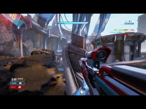 Splitgate Big Head Sniping - YouTube
