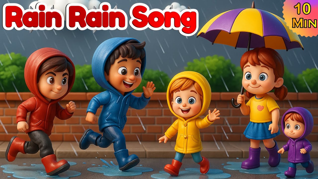🌧️☀️ Fun Rainy and Hot Weather Songs for Kids | Summer Rain Songs for ...