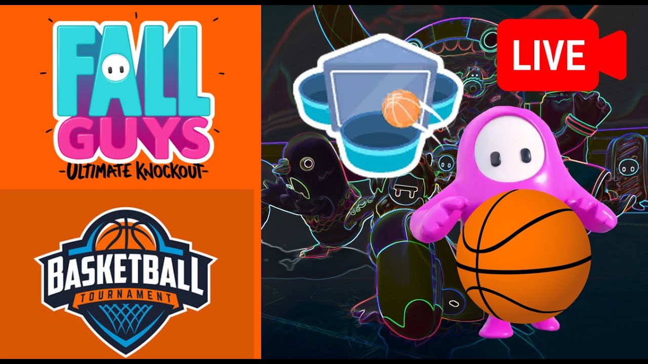 [LIVE] BASKETBALL IN FALL GUYS! RED VS BLUE! #roadto2k - YouTube