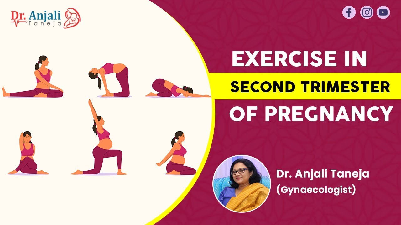 Safe and Effective Exercises for Your Second Trimester - YouTube