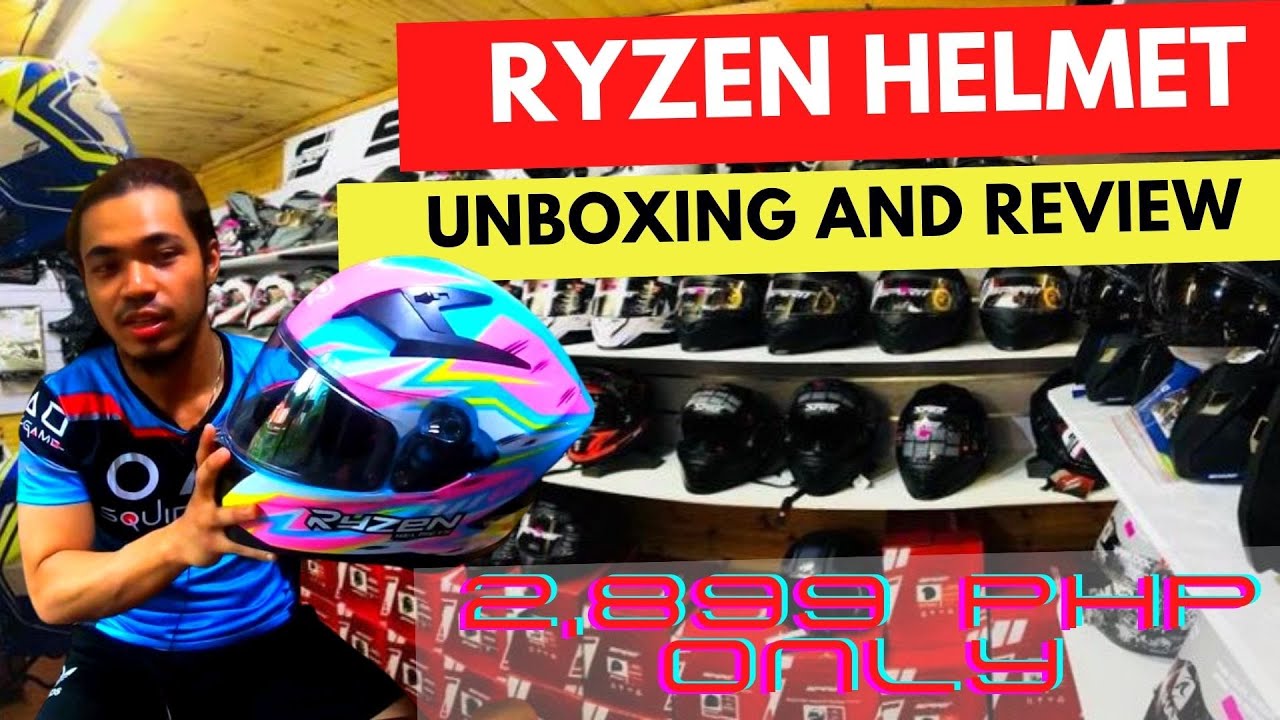 RYZEN HELMET UNBOXING AND HONEST REVIEW | PINAKASULIT NA QUALITY ...