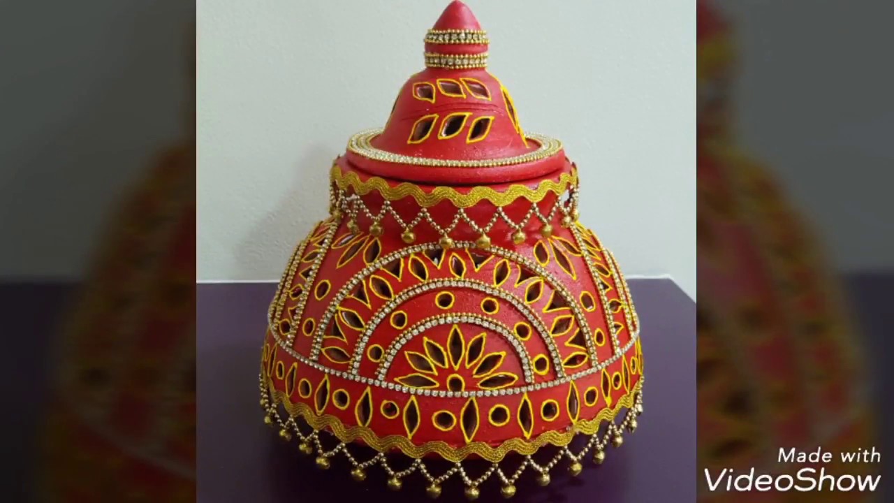 68. Navratri 2020 (Garbi Decoration) - YouTube