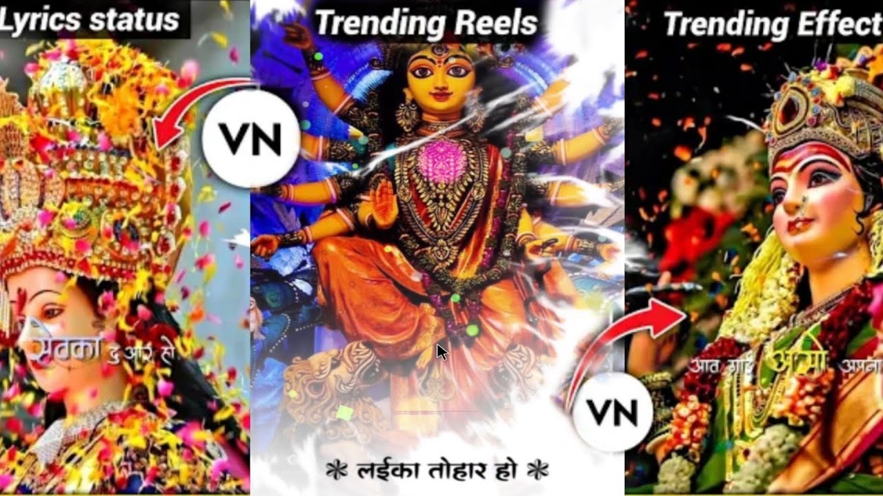 Durga puja video editing 2024 || Durga puja video editing vn app ...