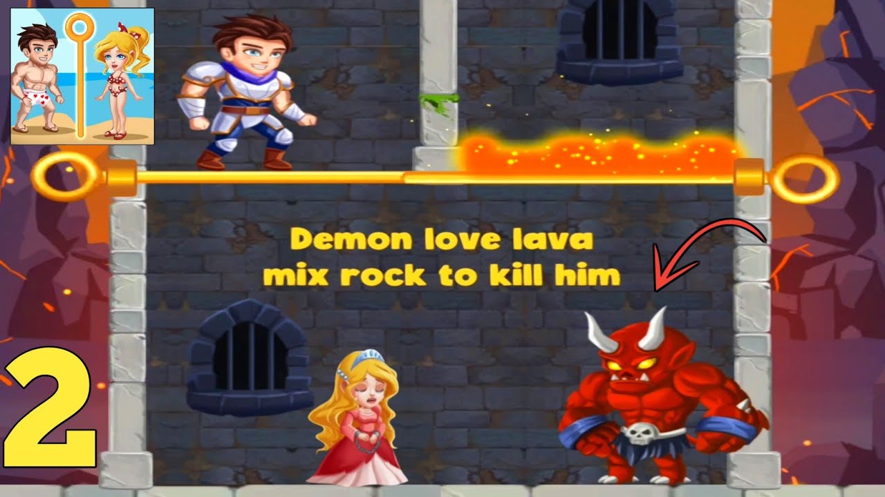 Kill The Monster 👹 Save The Princess 👸 - Hero Pin: Adventure Story By ...