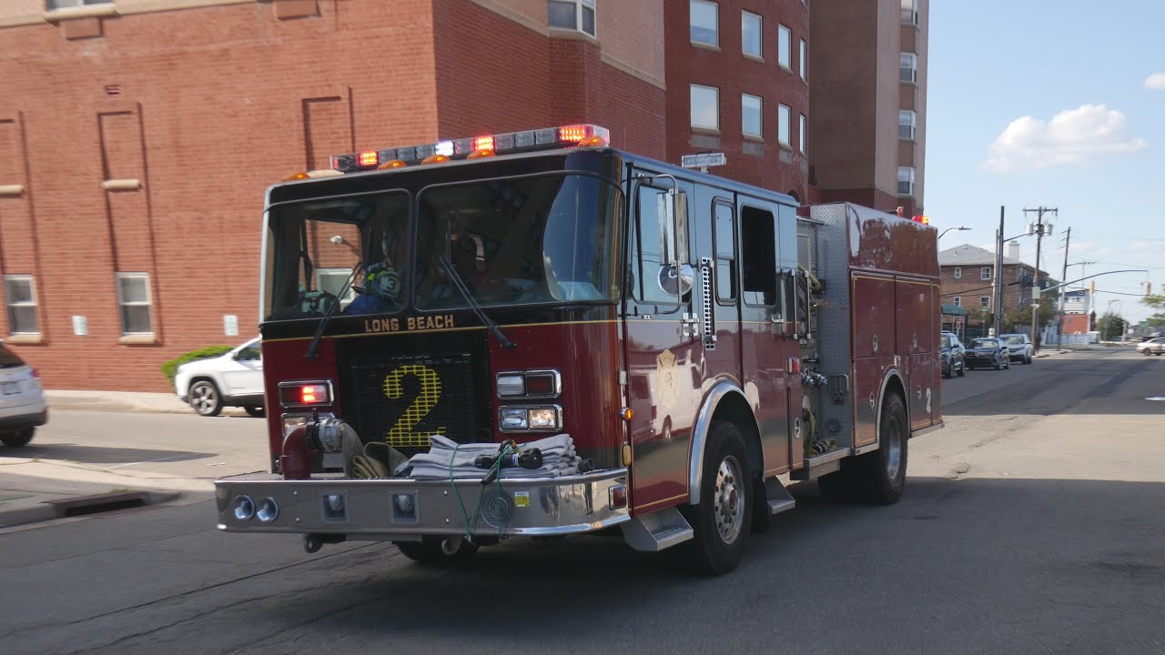 EMS Run for Long Beach FD Engine 2243 Spare 8/31/22 - YouTube