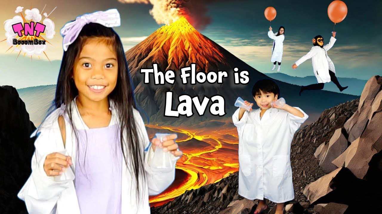 THE FLOOR IS LAVA 🌋 | By TNTBooomBox | Brain Break Song | Wonder Song ...