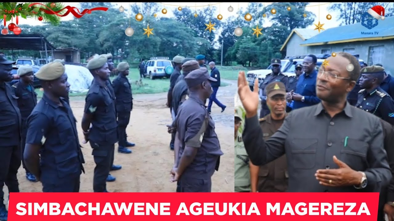 SIMBACHAWENE AGEUKIA MAGEREZA WAFUNGWA WAFUNDISHWE KUTUMIA DRONE - YouTube