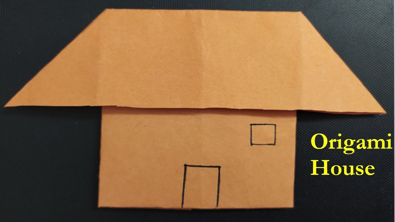Origami House / Easy and simple steps/ Fun learning/ Amusing Creative ...
