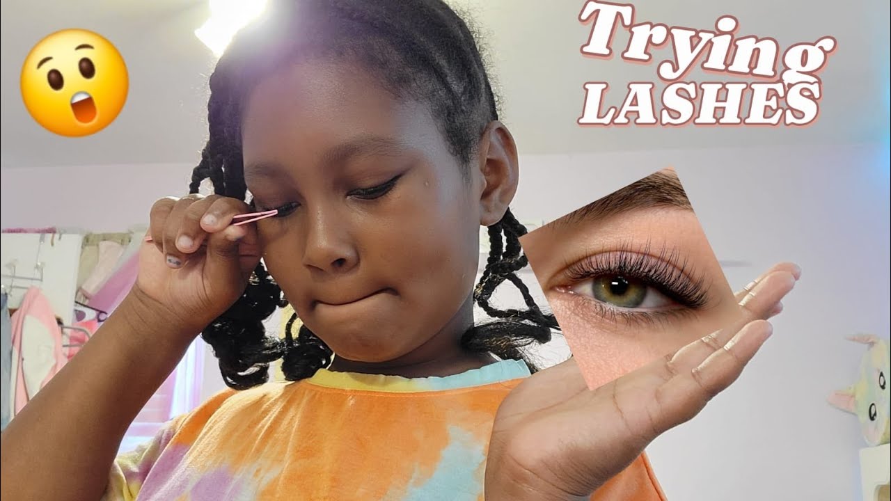 Trying lashes from TEMU! - YouTube