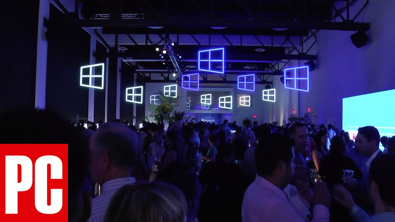 Inside The Windows 10 Fan Celebration - YouTube