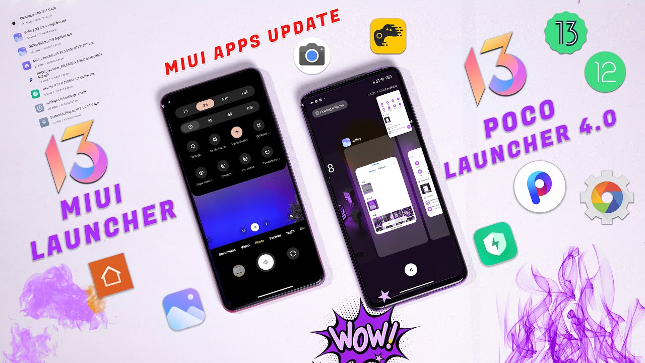 MIUI 13 System Apps Update Camera, Pro Gallery, MIUI Launcher, Poco ...