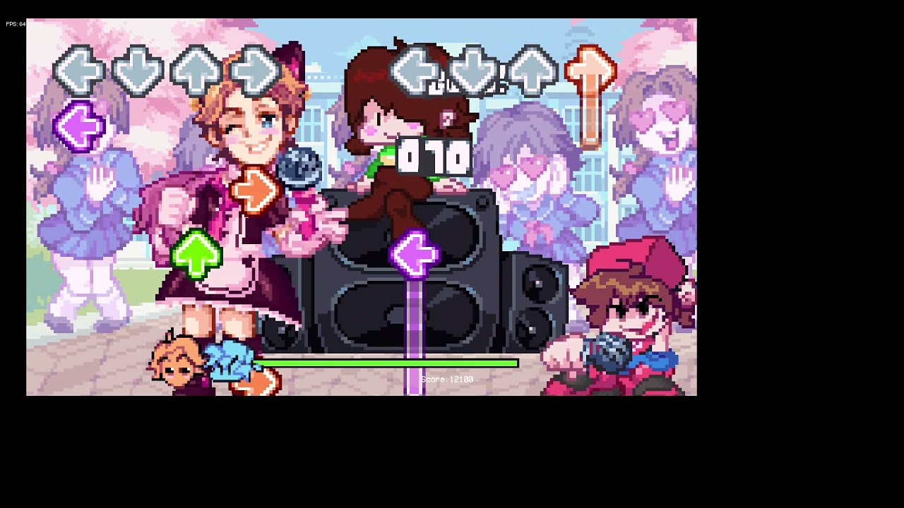 Friday Night Funkin Senpai becomes a maid (FNF mods - YouTube