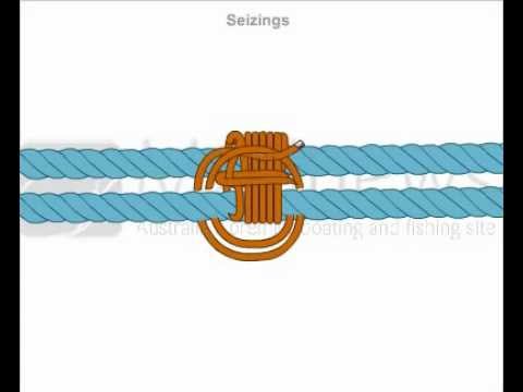 How to Tie Seizings Knot - YouTube
