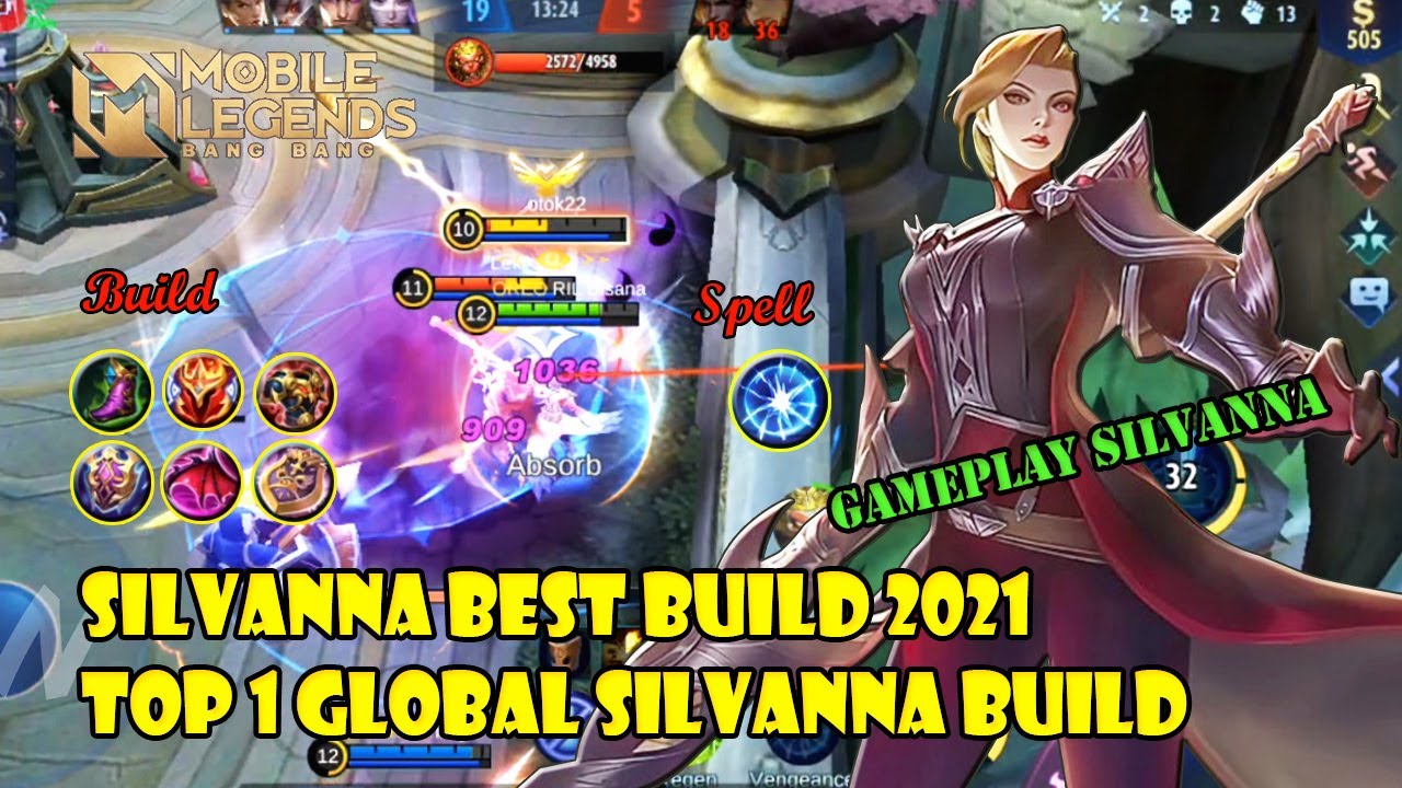 GAMEPLAY SILVANNA TANK 2021 - BUILD SILVANNA TANK TERKUAT | MOBILE ...