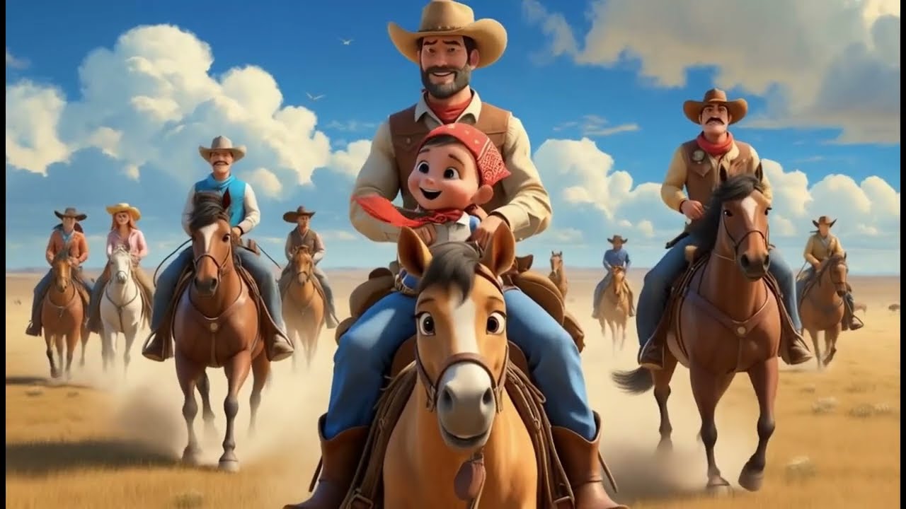 Teddy Buckaroo’s Cowboy Adventure 🤠 | 3D Animated Toddler Song for Kids ...