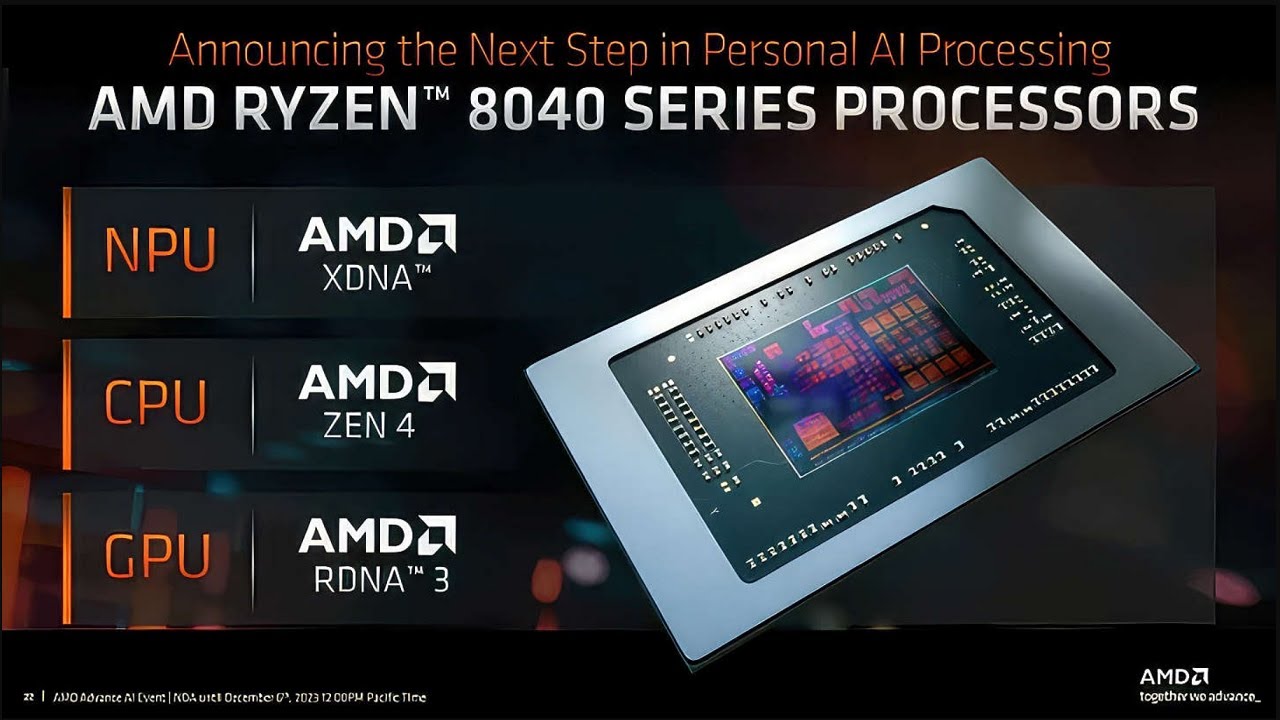 Ryzen 8040 "Hawk Point" الاعلان الرسمى عن معالجات | AMD next-gen “Strix Point” موعد اطلاق ...