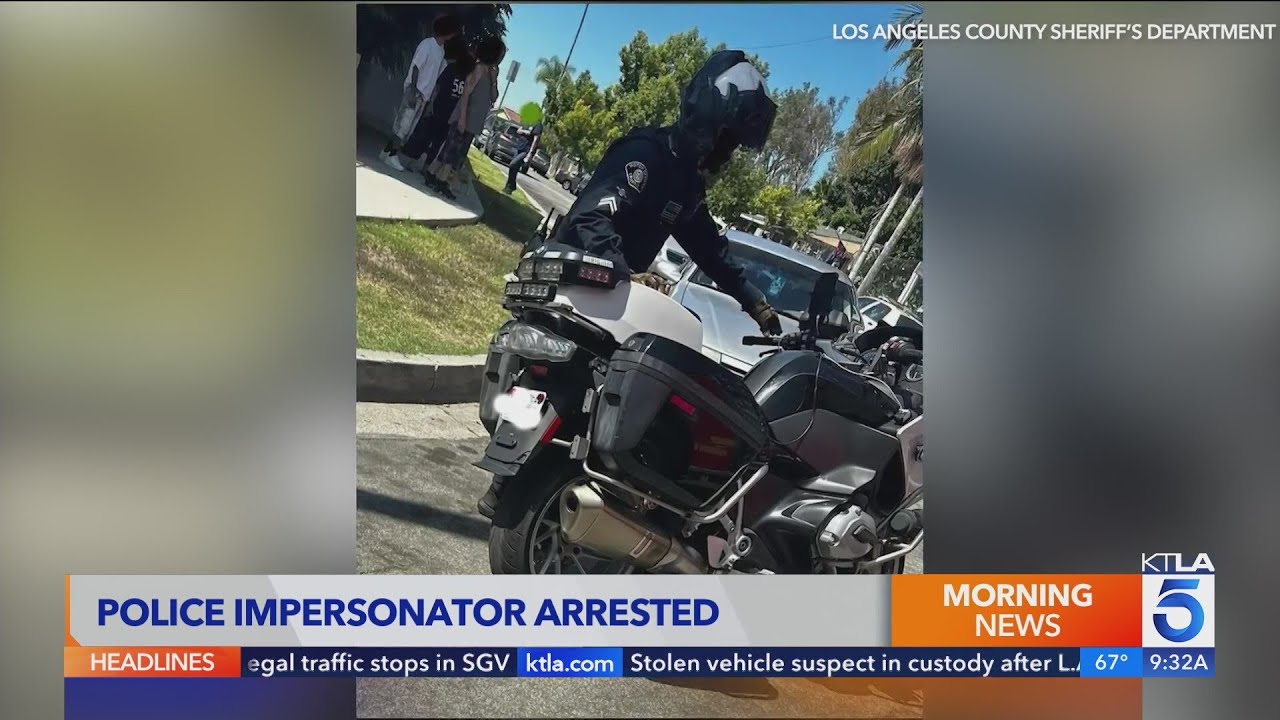 Police Impersonator Arrested Accused Of Conducting Illegal Traffic