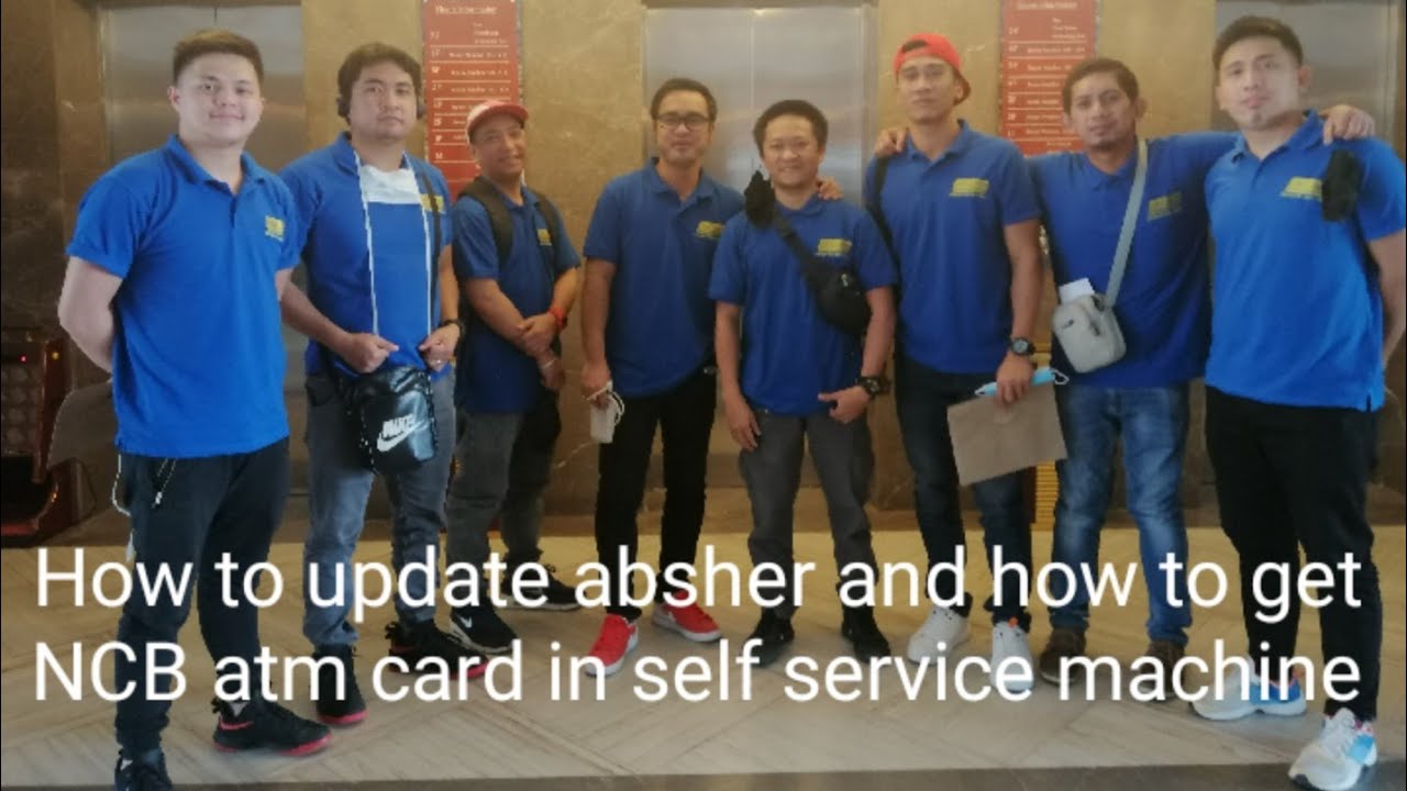 How to update absher in kiosk/how to get NCB ATM card in self service ...