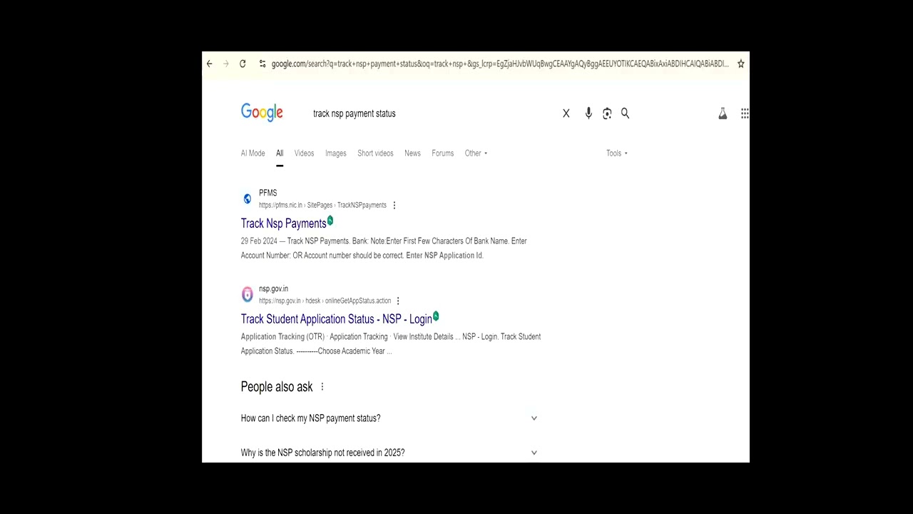 Track NSP payments - YouTube