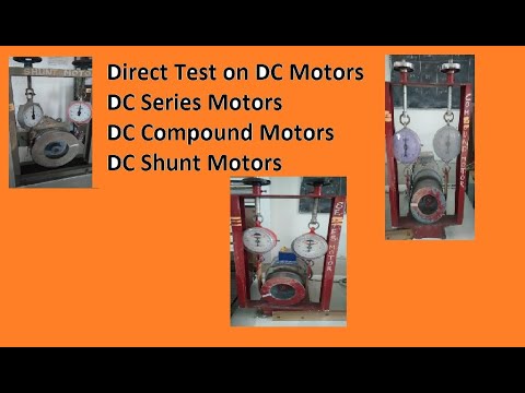 Methods of Testing of on DC Machines | Direct Test | break test test ...