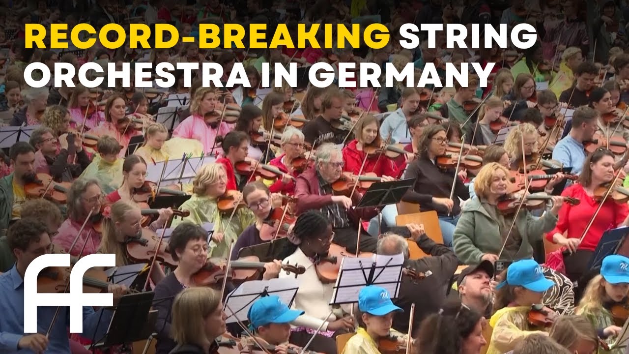World’s Largest String Orchestra Sets New Record in Germany | Factual ...