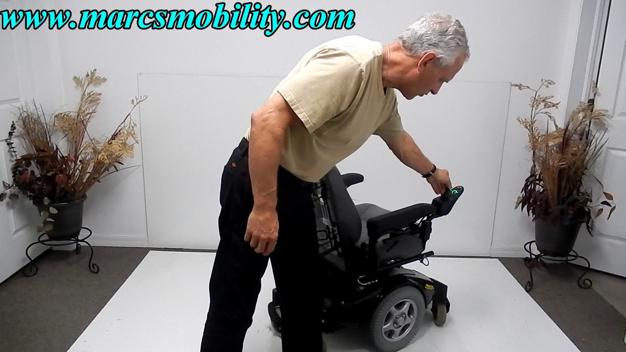 Invacare Pronto M91 with Seat Lift - Used M91 Power Chair - YouTube