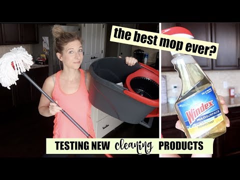 IS THIS THE BEST MOP EVER?! | SHOPPING FOR CLEANING PRODUCTS & PUTTING THEM TO THE TEST