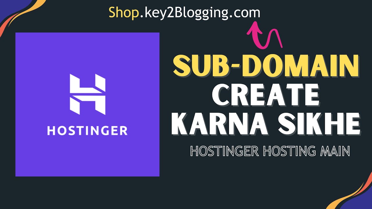 How To Create Subdomain And Install Wordpress In Hostinger 2023 Youtube