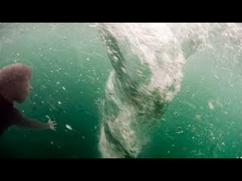 Man In Whirlpool! (Real Ocean Whirlpool) -2017 - YouTube