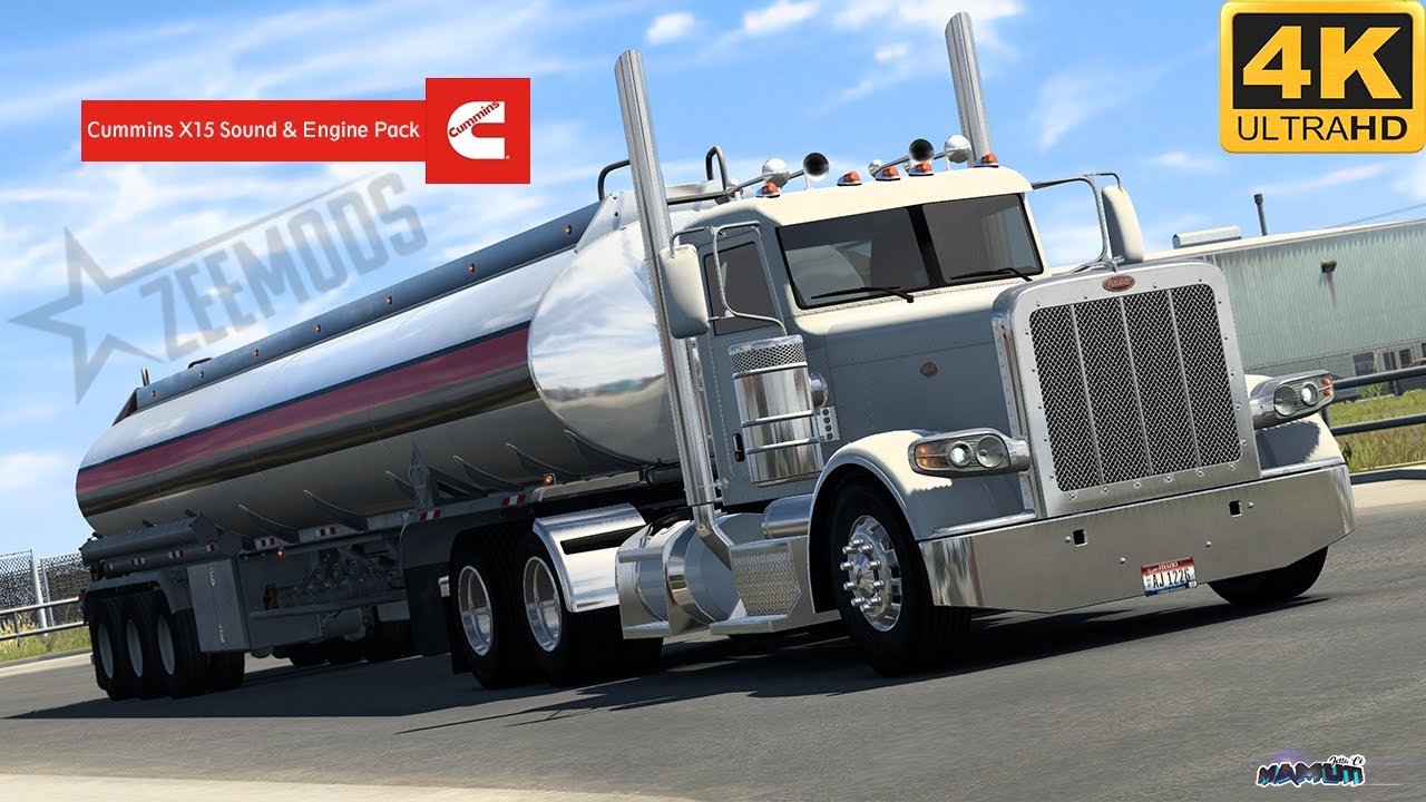 NEW CUMMINS X15 SOUND BY ZEEMODS ATS 1.45 - YouTube