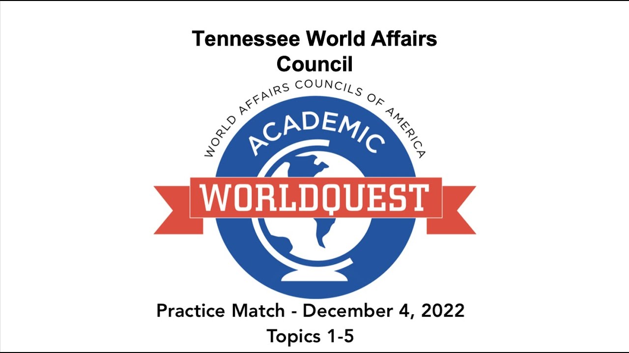 Worldquest Practice Match - Dec 4, 2022 - YouTube