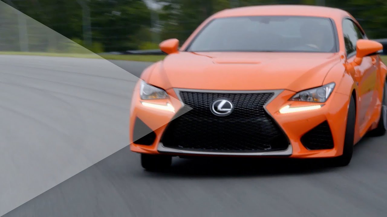 2015 Lexus RC F - First Driving on Racetrack - YouTube