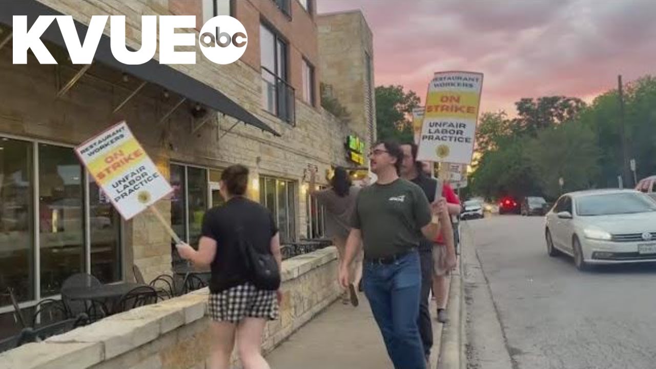 Via 313 union workers hold one-day strike - YouTube