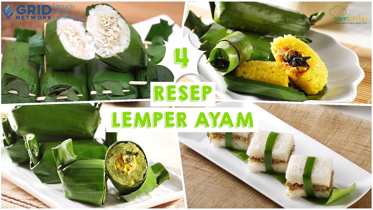 Resep Kue Tradisional: 4 Resep Lemper Ayam Rumahan - YouTube