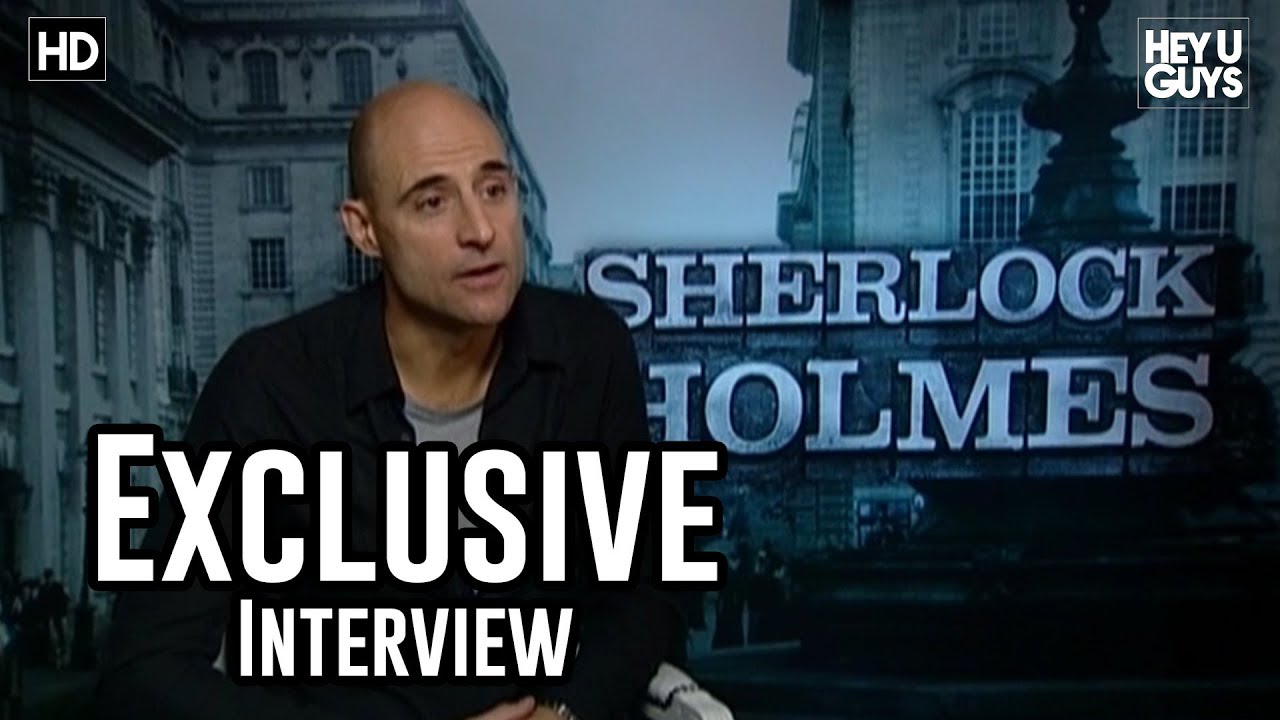 Mark Strong - Sherlock Holmes Exclusive Interview - YouTube