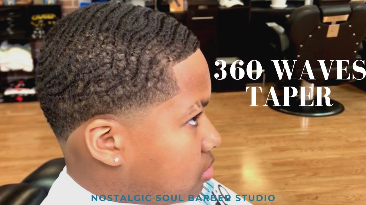 💈360 Waves Taper Haircut Tutorial 🌊 - YouTube
