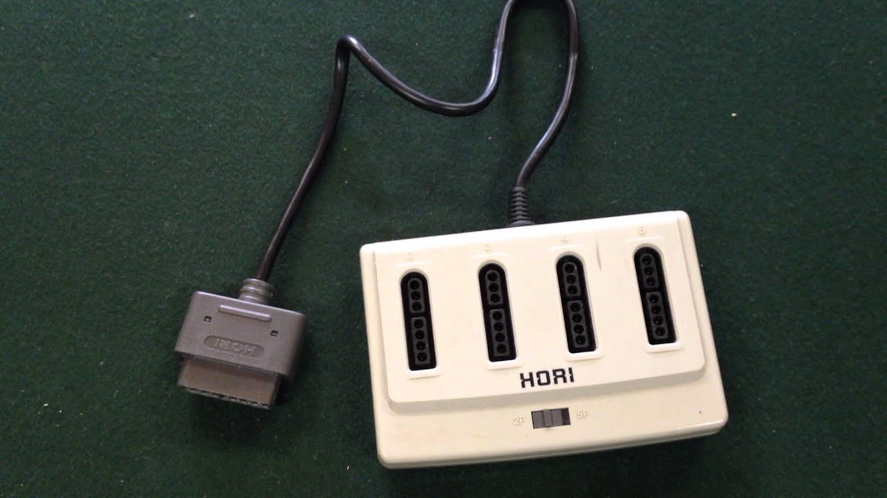 Hori Multitap SNES / SFC - YouTube