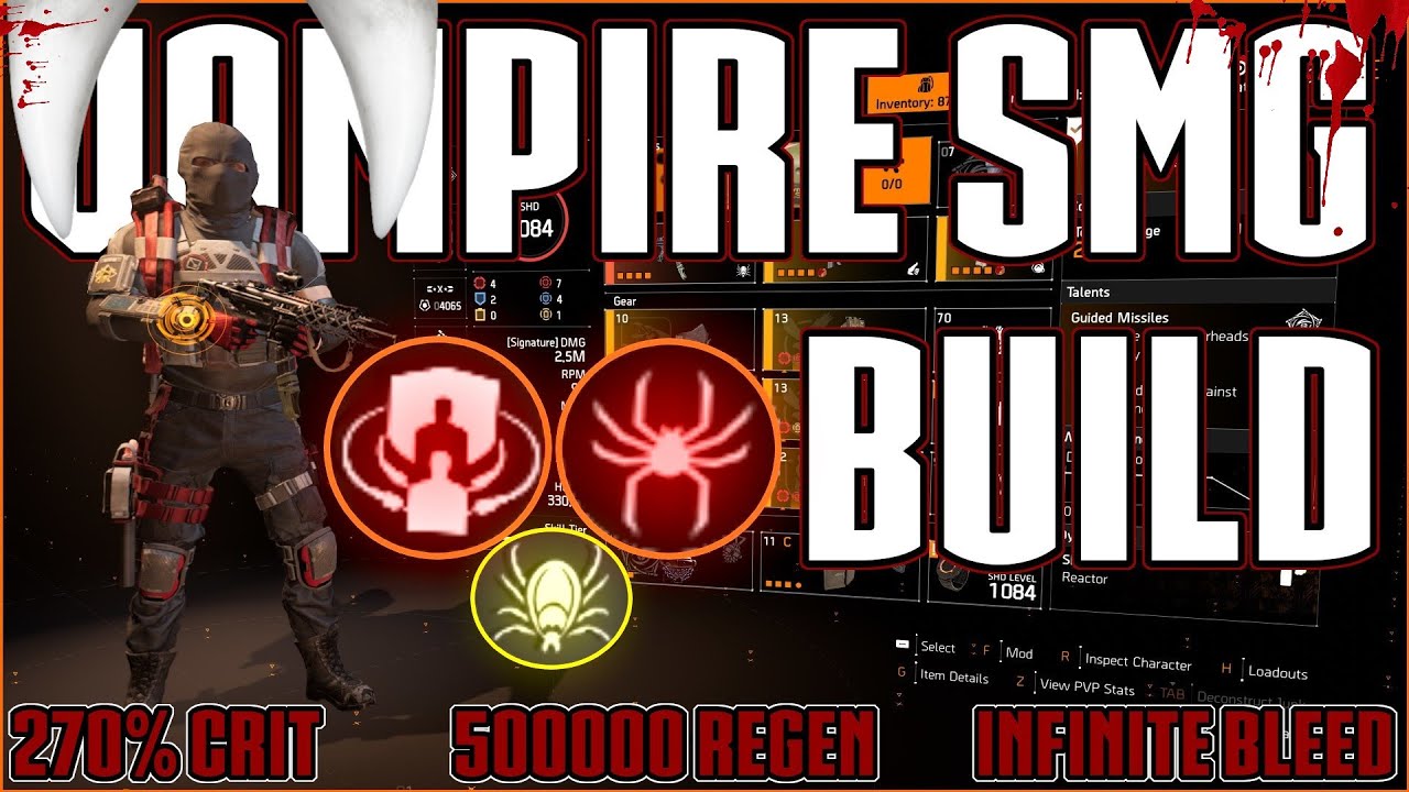 The Division 2 | The Vampire Build | Highest Regen In The Game ...