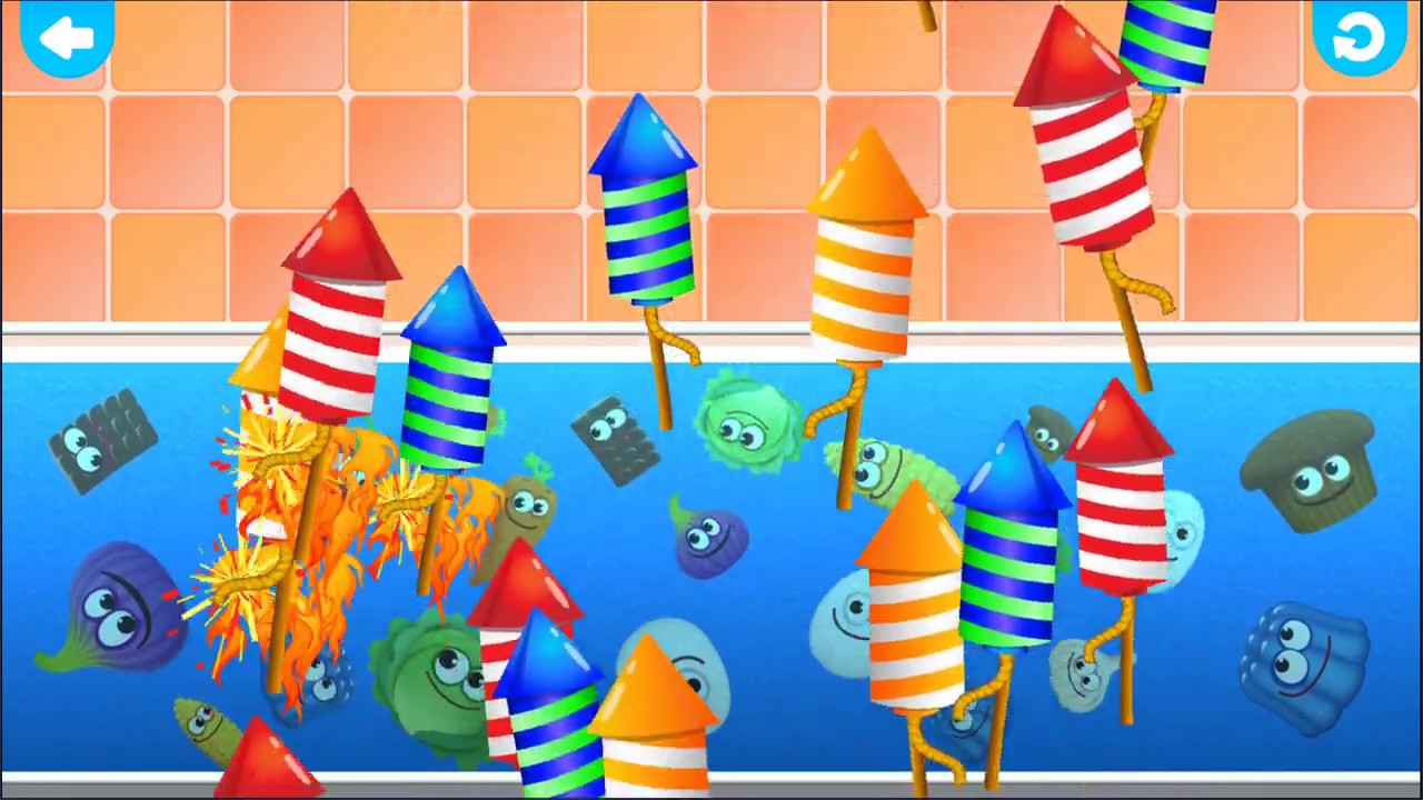 Funny Food Educational Games for Kids Toddlers - YouTube